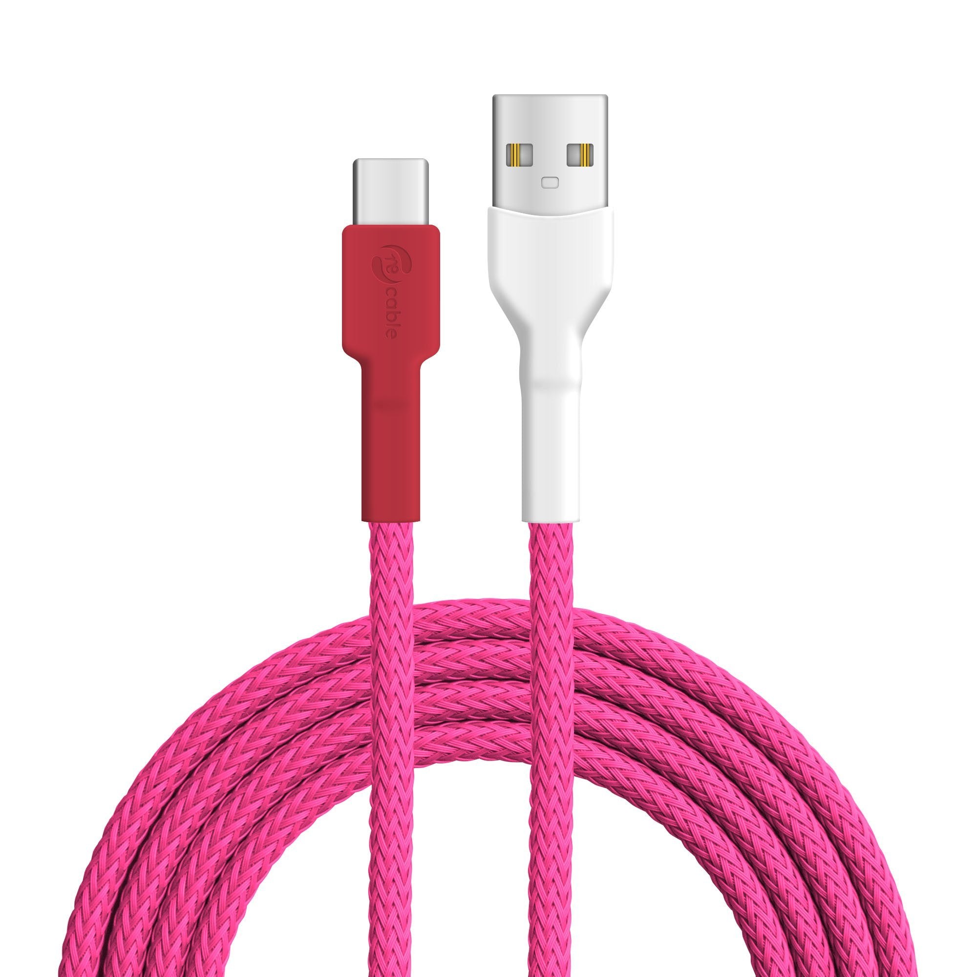 USB-A/USB-C-cable fair & eco Red flamingo | recable – recable.eu – das ...