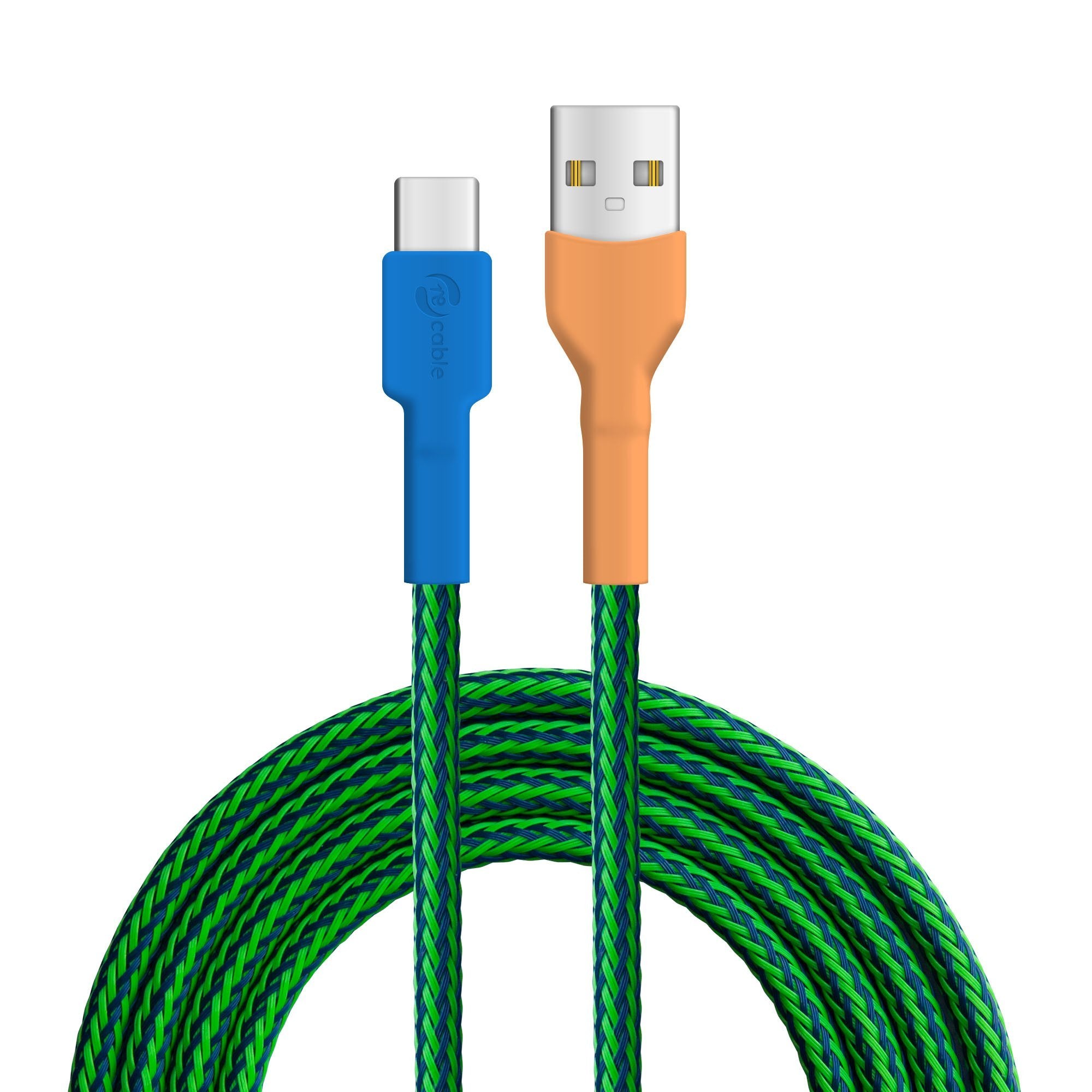 USB-A/USB-C-cable fair & eco Peacock | recable – recable.eu – das faire ...